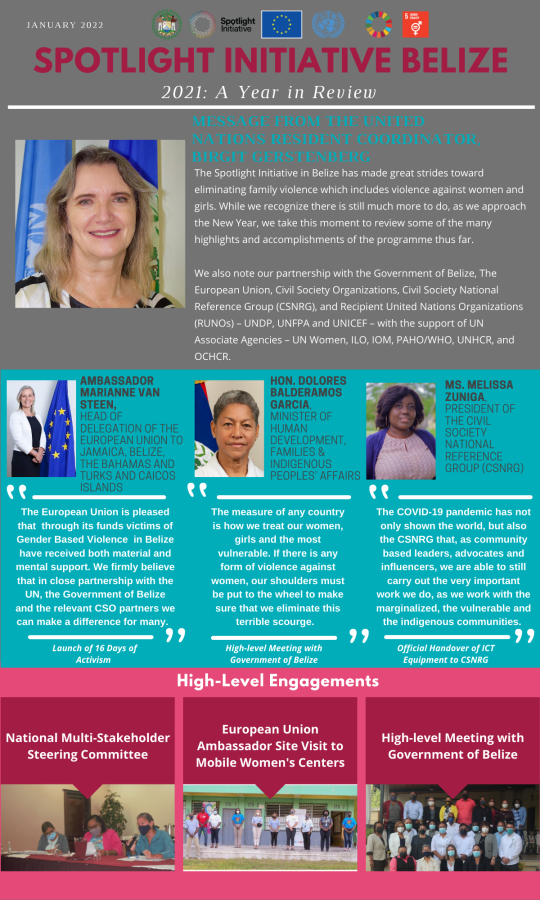 SPOTLIGHT INITIATIVE BELIZE 2021: A Year in Review | Spotlight Initiative